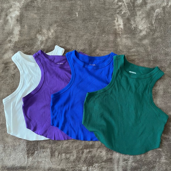 wild fable | Tops | 4 Pack Wild Fable Cropped Tanks | Poshmark